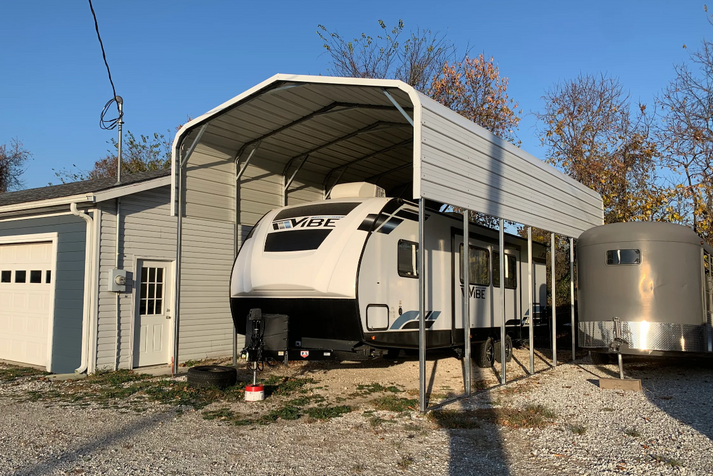 12' x 30' x 10' | RV Carport – Gold Tier Structures