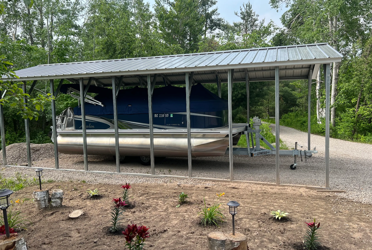 12' x 30' x 8' | RV Carport – Gold Tier Structures